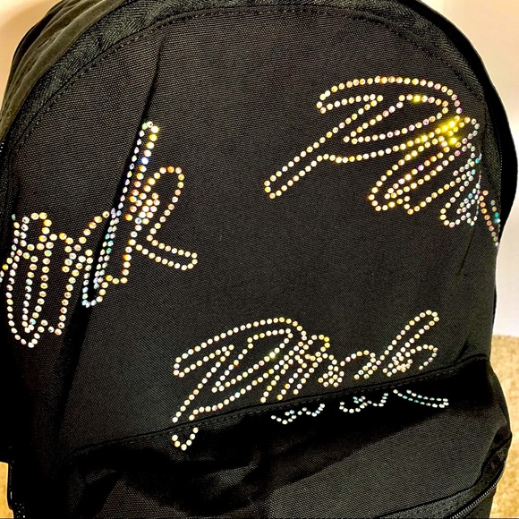 PINK Victoria's Secret | Bags | Victorias Secret Backpack Bling ...